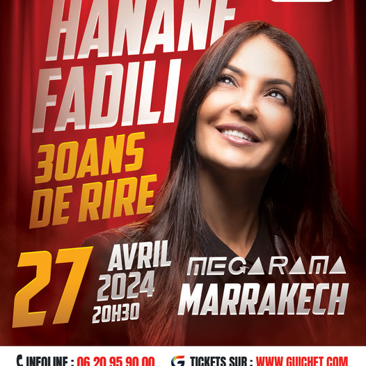 Hanane Fadili enciende el escenario con su nuevo espectáculo ’30 años ...